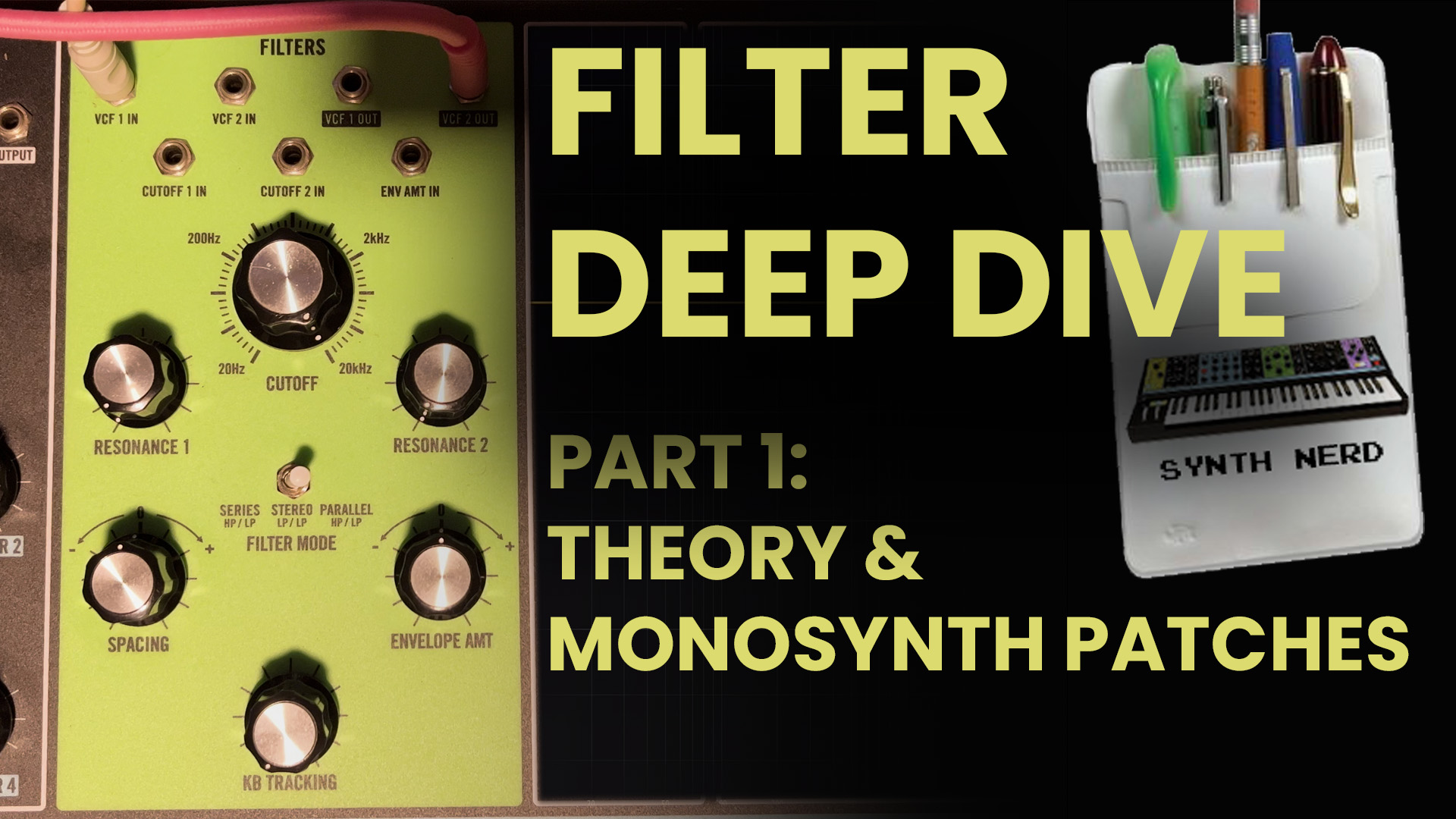Moog Matriarch Filter Deep Dive : Part 1 - Theory and Mono Synth ... Moog Matriarch Filter Deep Dive : Part 1 - Theory and Mono Synth ...